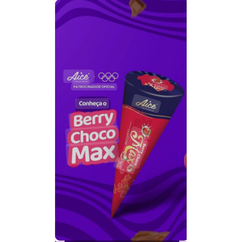 Jual Aice Berry Choco Max Cone 100 ml | Shopee Indonesia