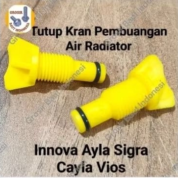 Jual (paket 2pcs)Tutup Kran Pembuangan Air Radiator Innova Ayla Sigra ...