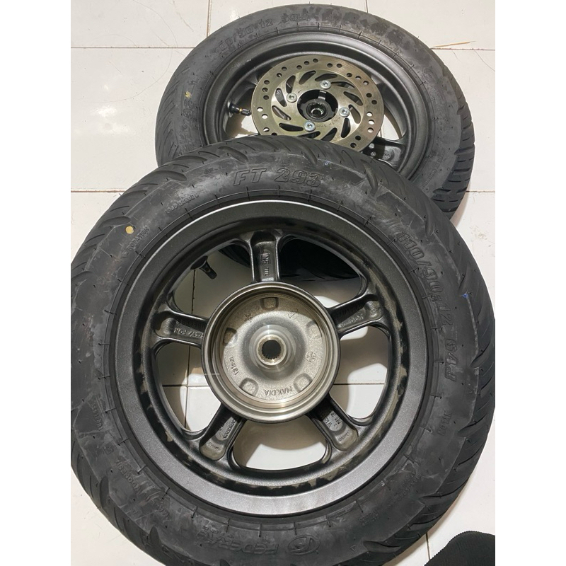 Jual velg scoopy new 2024 hitam original velk scoopy terbaru | Shopee ...