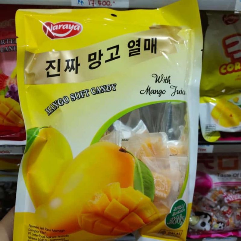 Jual NARAYA PERMEN JELLY DURIAN MANGGA ASSORTED | Shopee Indonesia