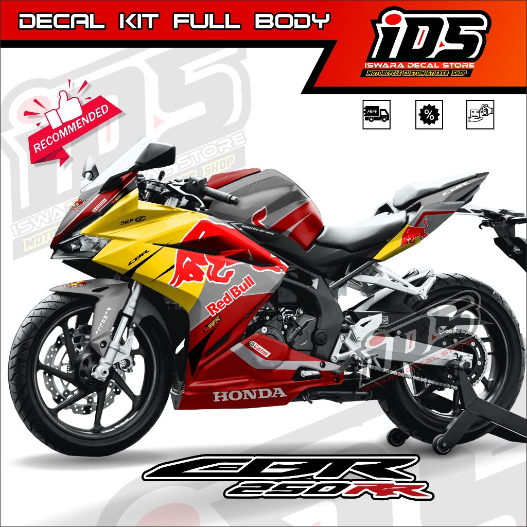 Jual Decal Cbr 250rr Full Body Decal Cbr 250r New Full Body Stiker All ...
