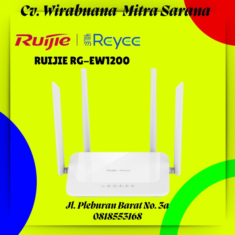 Jual RUIJIE REYEE RG-EW1200 1200M Dual-band Wireless Router | Shopee ...