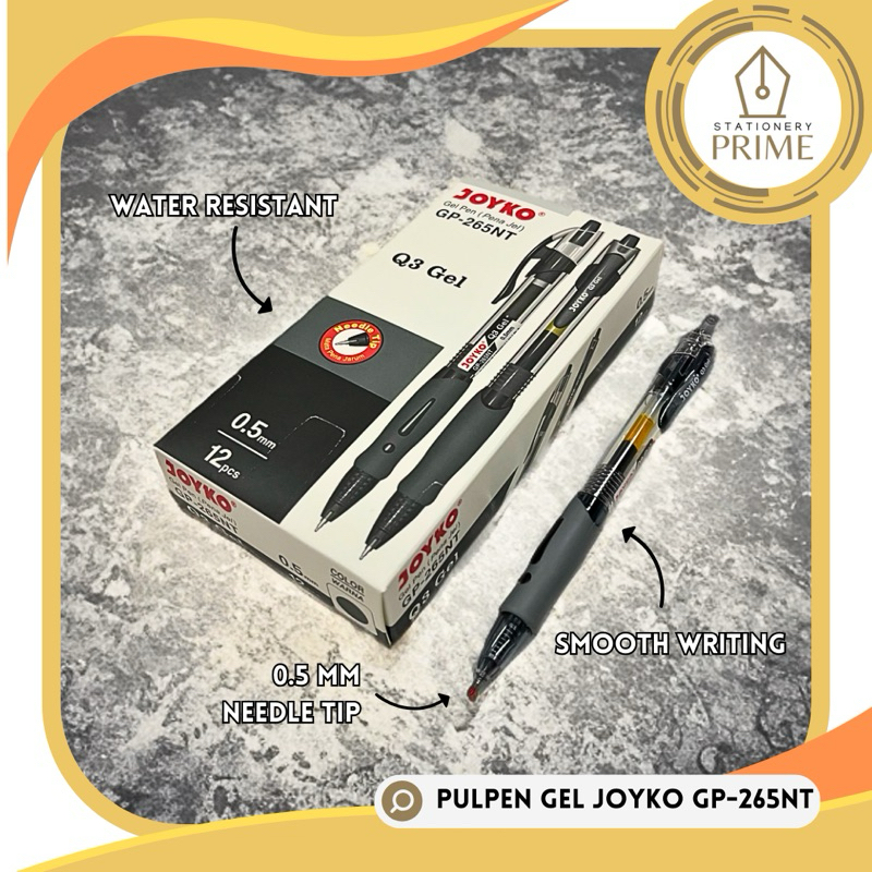 Jual Gel Pen Pulpen Joyko GP-265 NT ( Isi 12 Pcs ) | Shopee Indonesia