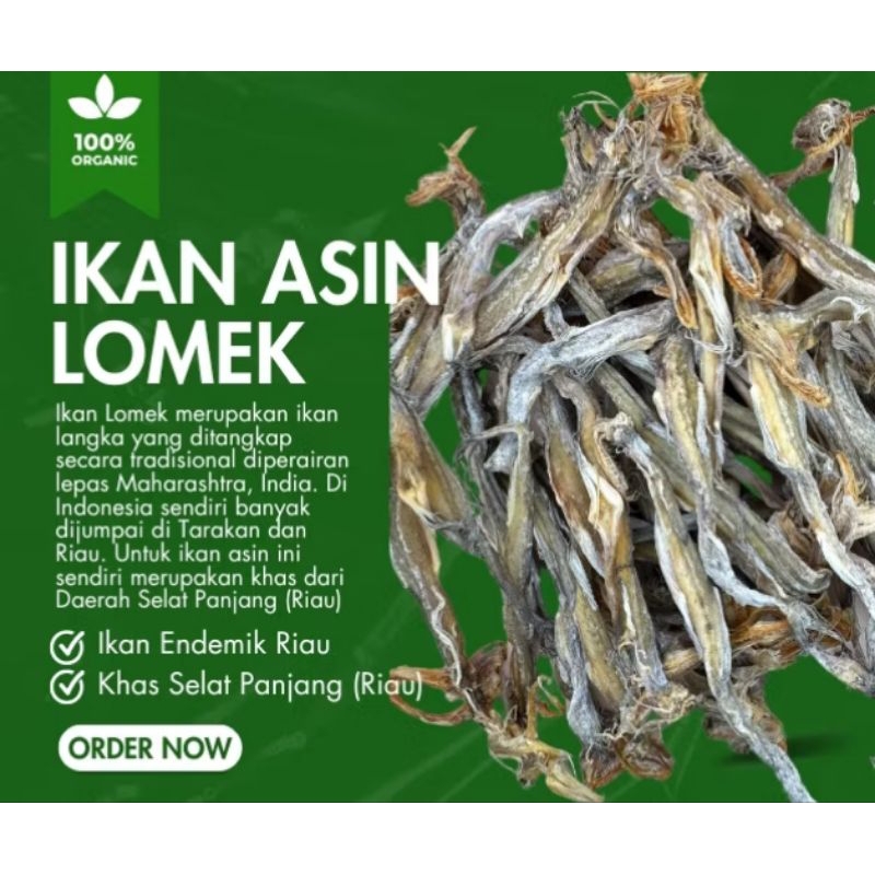 Jual Ikan Kering Lomek / Lumi Lumi / jambrong /siting /sitting /siteng ...