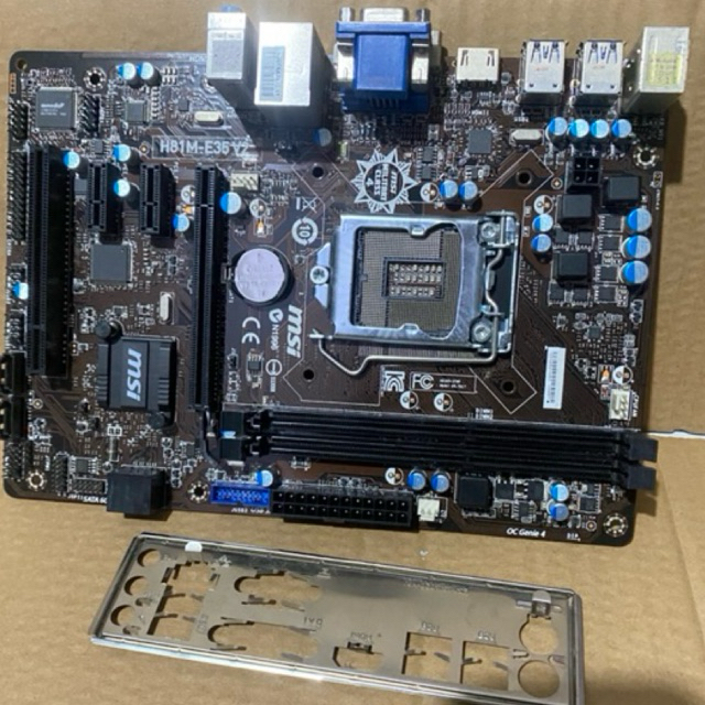 Jual motherboard mobo h81 socket 1150 merk msi | Shopee Indonesia
