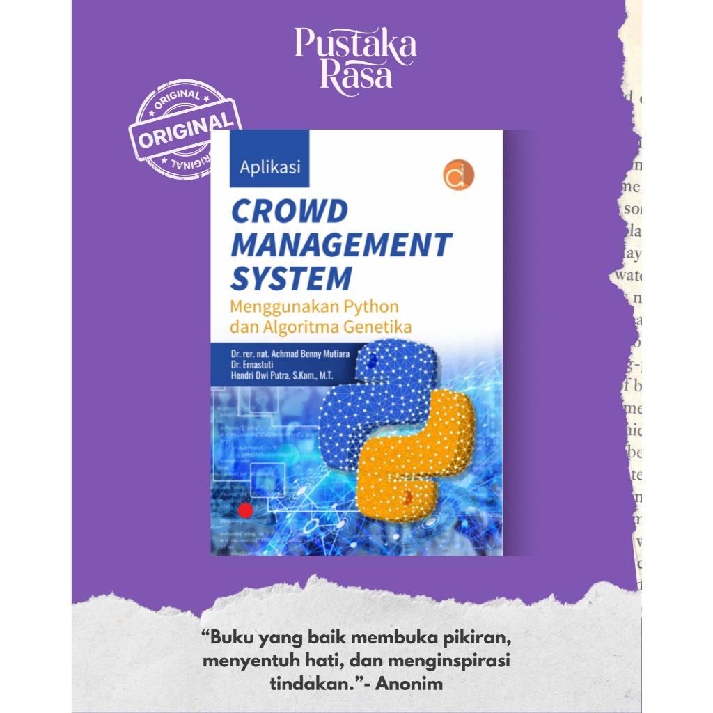 Jual PUSTAKA RASA - Buku Aplikasi Crowd Management System Menggunakan ... Jual PUSTAKA RASA - Buku Aplikasi Crowd Management System Menggunakan ...