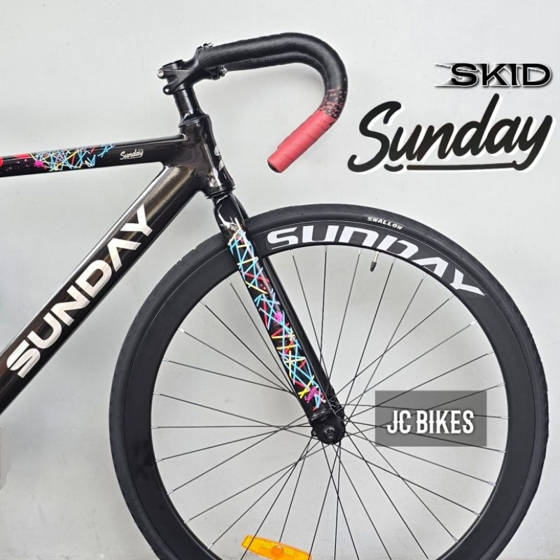 Jual Sepeda Balap Fixie Element FRC 50 SKID Sunday Aluminium Alloy 9KG ...