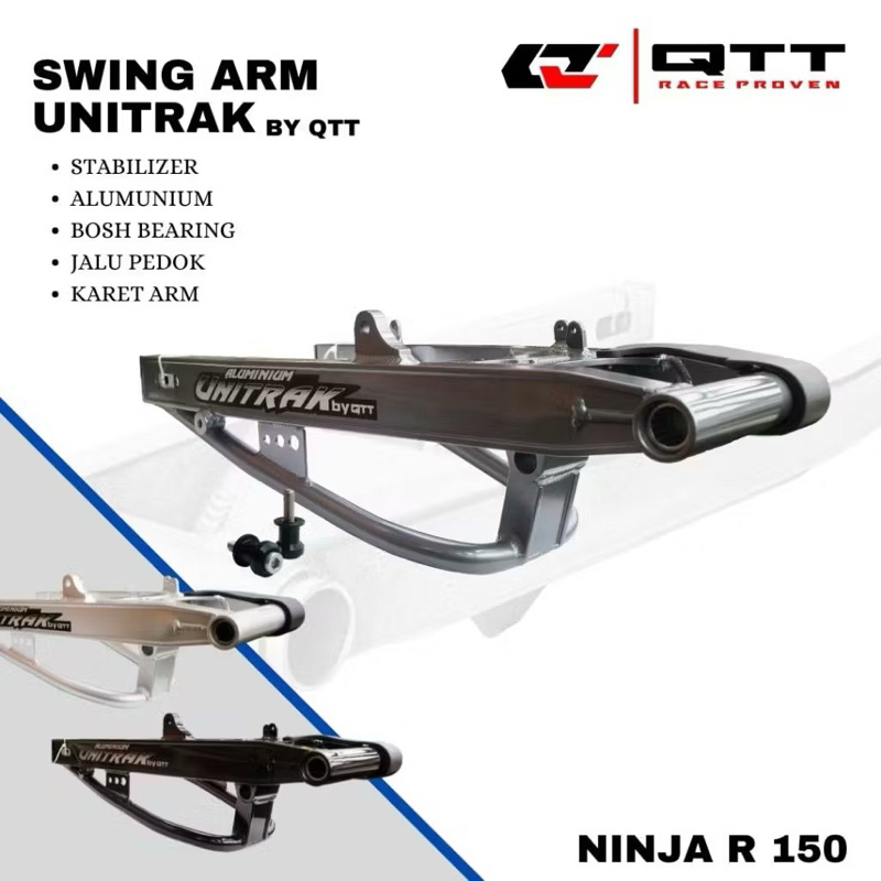 Jual swingarm arm qtt ninja r ss stabilizer unitrax swing arm ninja ss ...