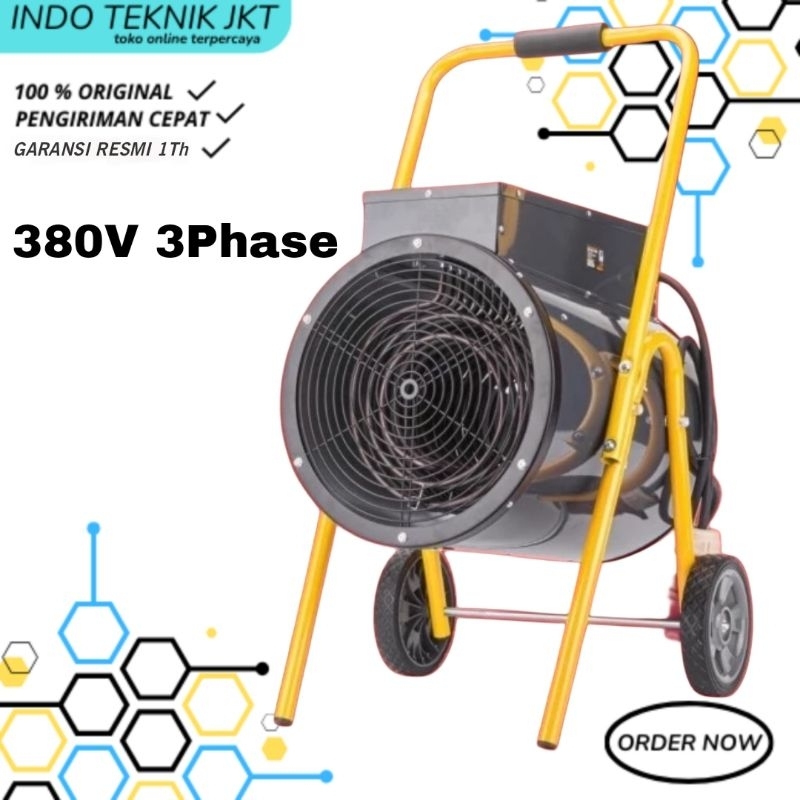 Jual Blower Pemanas Ruangan 30Kw 380V Fan Heating Blower Pemanas ...
