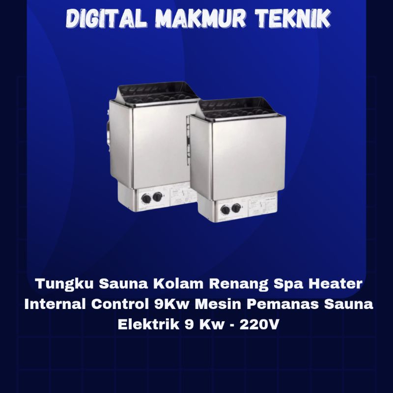 Jual Tungku Sauna Kolam Renang Spa Heater Internal Control 9Kw Mesin ...