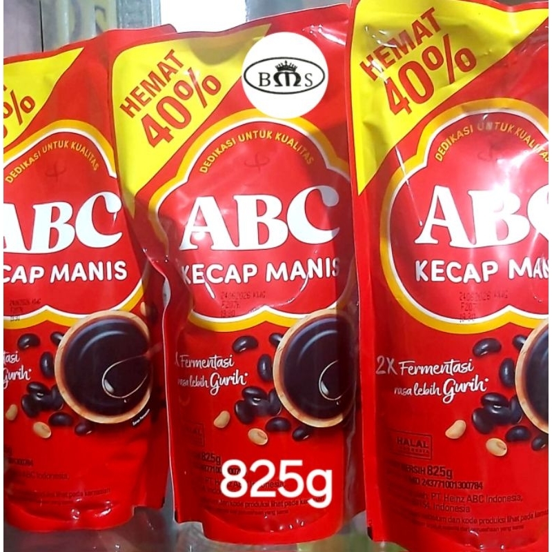 Jual ABC Kecap Manis Refill 825g Exp Okt 2026 | Shopee Indonesia