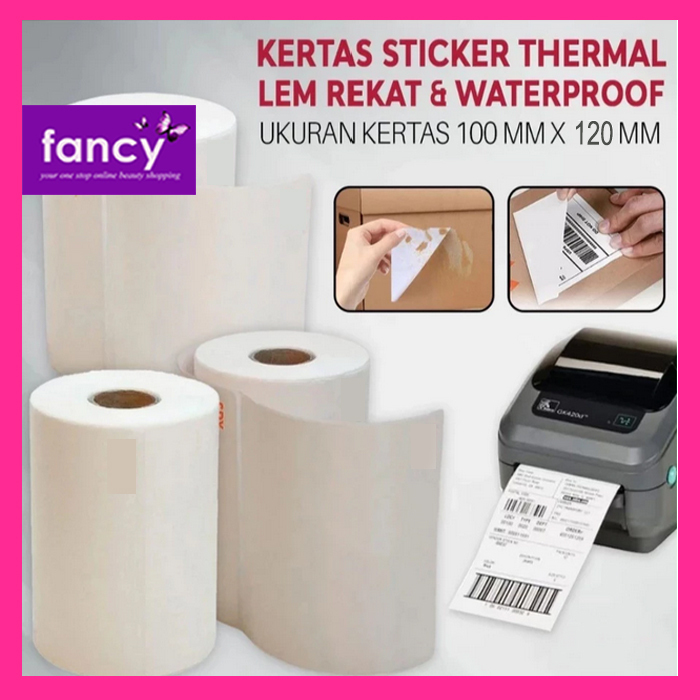Jual Label Sticker Thermal 100 X 120 mm BARCODE 250 LEMBAR [1 Roll] Kertas | Shopee Indonesia