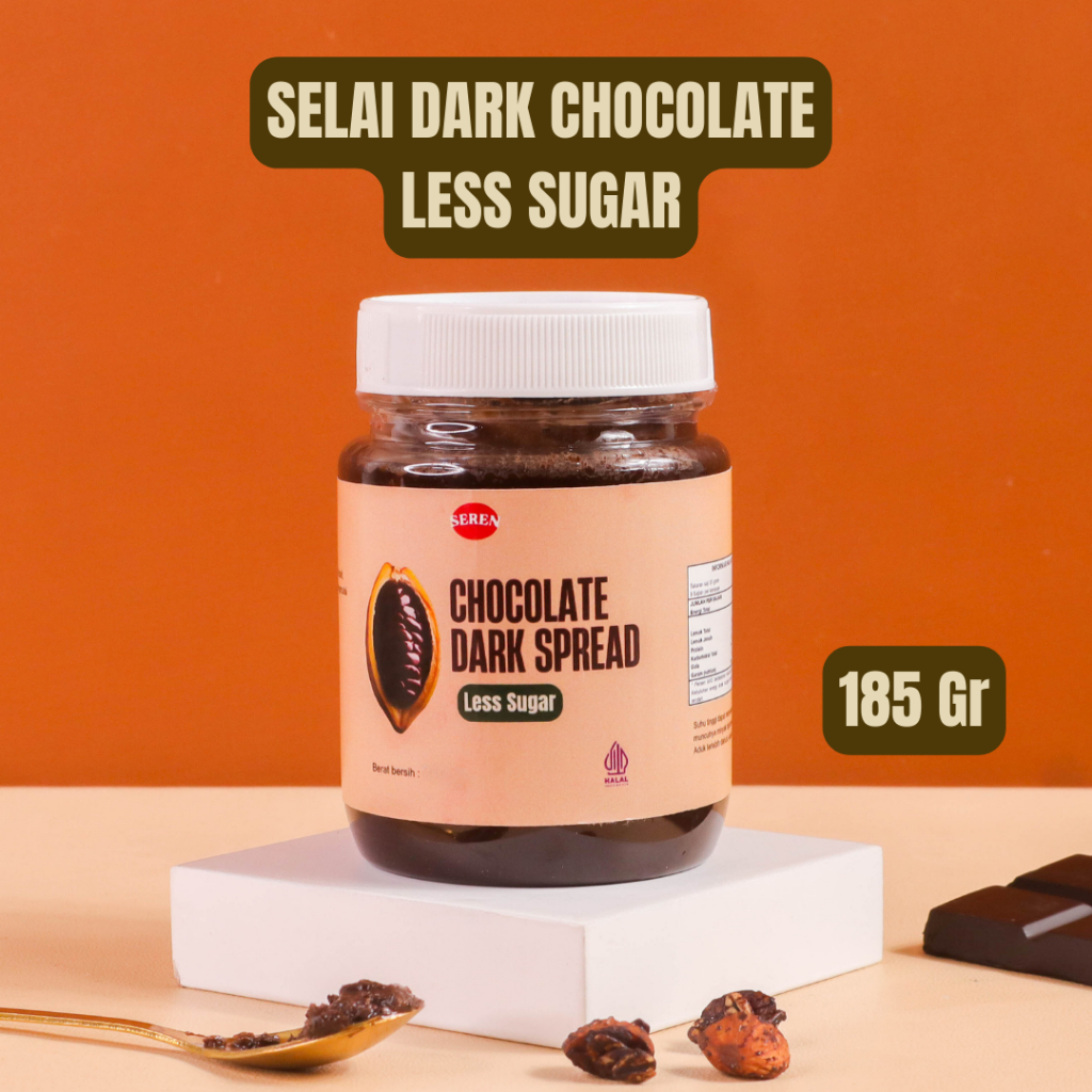 Jual Selai Diet Coklat Dark Rendah Gula 185 gr | Shopee Indonesia