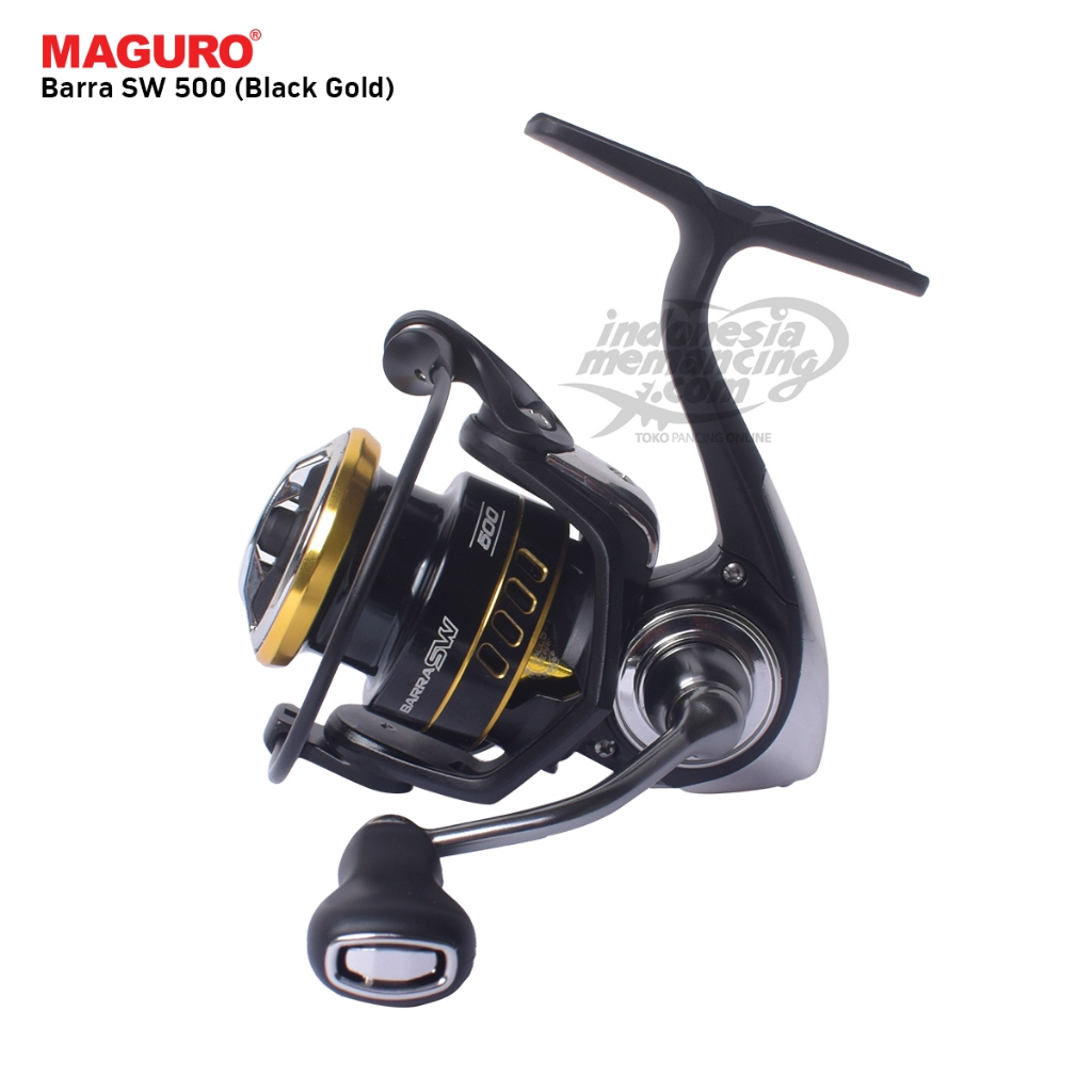 Jual Reel Maguro BARRA SW 500 | 800 | Spinning | Power Handle | Duralumin | Reel Ultralight ...