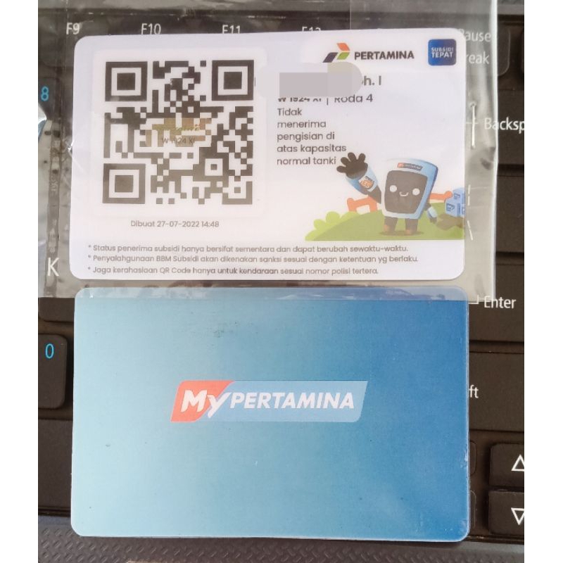 Jual Cetak Kartu Mypertamina bisa satuan | Shopee Indonesia