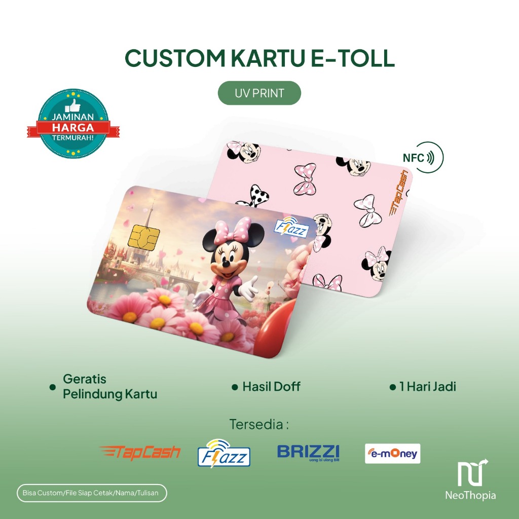 Jual Kartu Elektronik Emoney / Flazz / Brizzi / Tapcash / E-toll Custom ...
