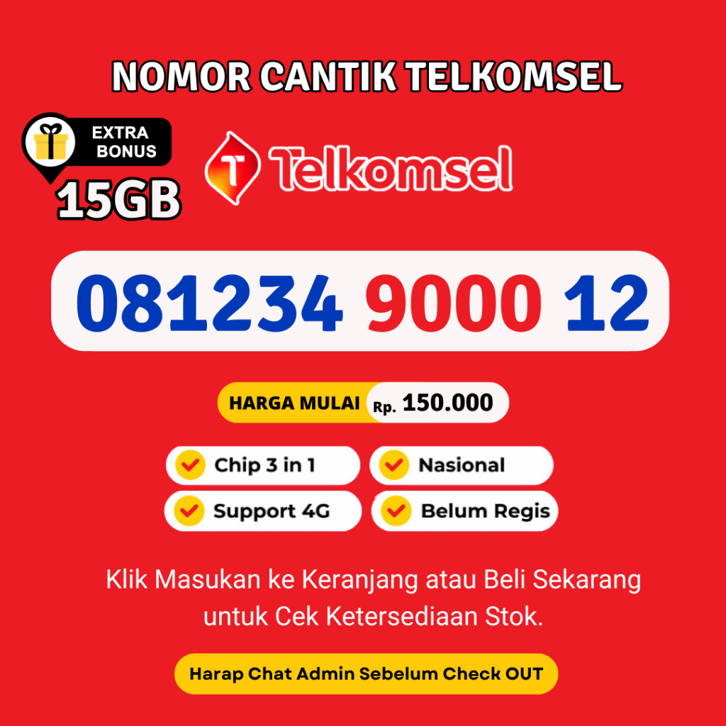 Jual Nomor Cantik Telkomsel Murah Rapi- Kartu Perdana Cantik SimPati Murah dan Rapi - Nomor ...