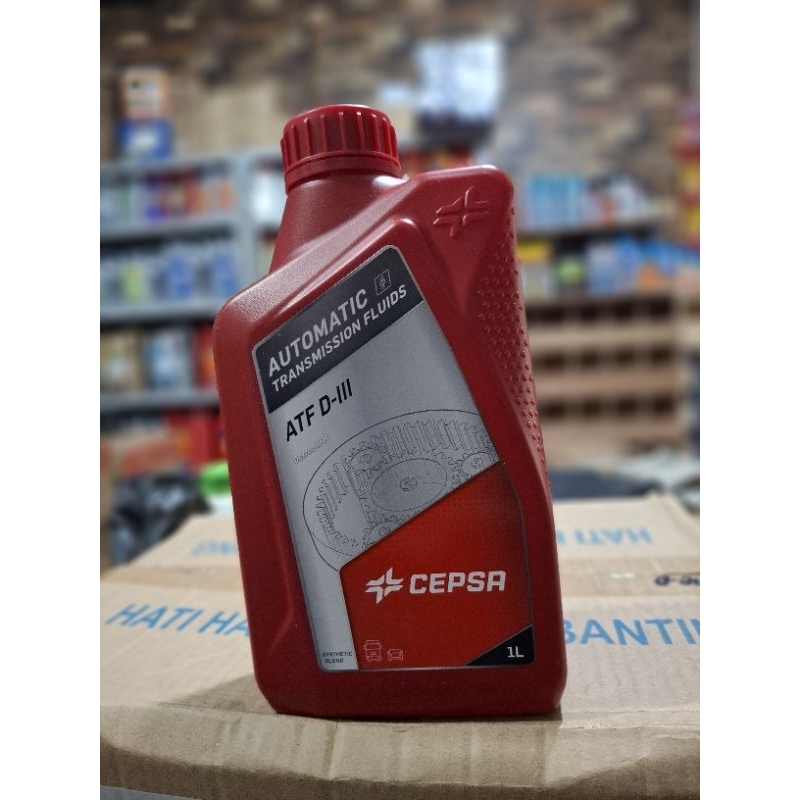 Jual OLI MATIC ATF D-III CEPSA AUTOMATIC TRANSMISION FLUID 1LITER ...