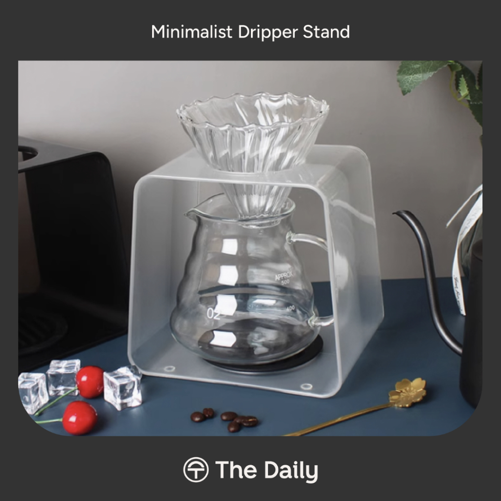 Jual Minimalist Coffee Dripper Stand Cube Acrylic - Stand untuk ...