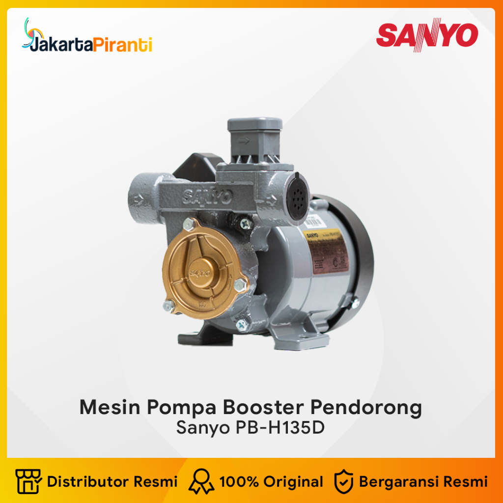 Jual PBH 135 D POMPA BOOSTER 125 WATT SANYO | Mesin Pompa Air Pendorong Otomatis Booster Pump ...
