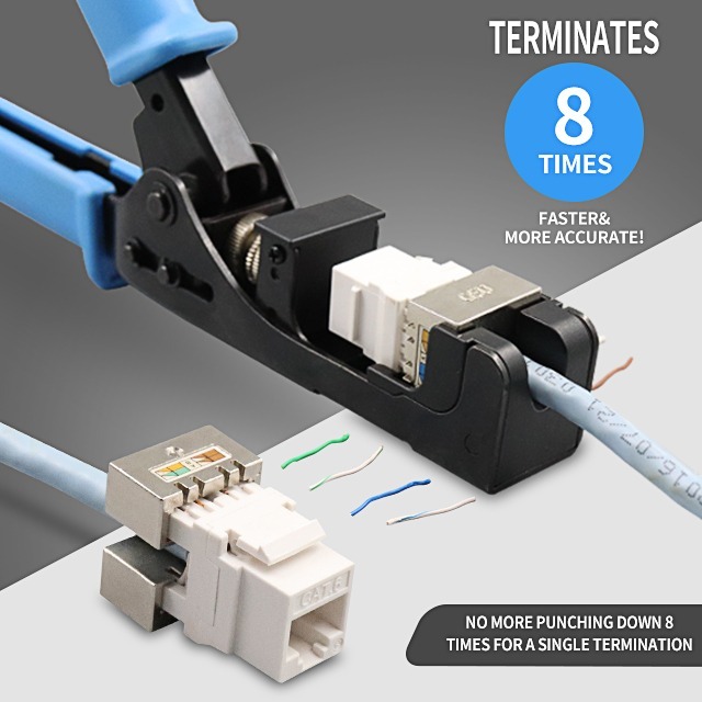 Jual Belden crimping tool modular plug rj45 female modular cat5e dan ...