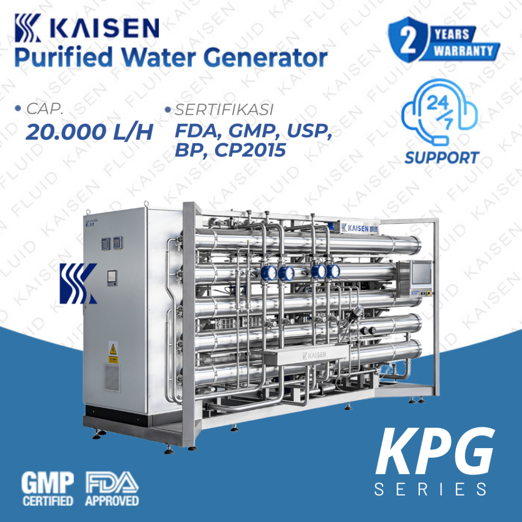 Jual Kaisen Purified Water Generator 20.000L/Jam – Sistem Air Murni ...
