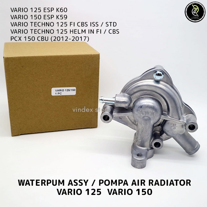 Jual WATER PUMP ASSY POMPA AIR RADIATOR VARIO 125 VARIO 150 VARIO 125 ...