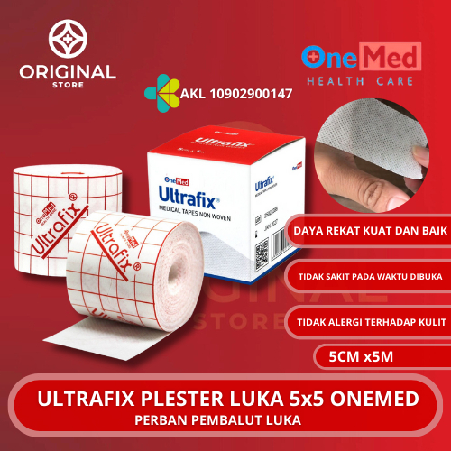 Jual Plester Ultrafix Non Woven 5cm x 5m Onemed | Shopee Indonesia