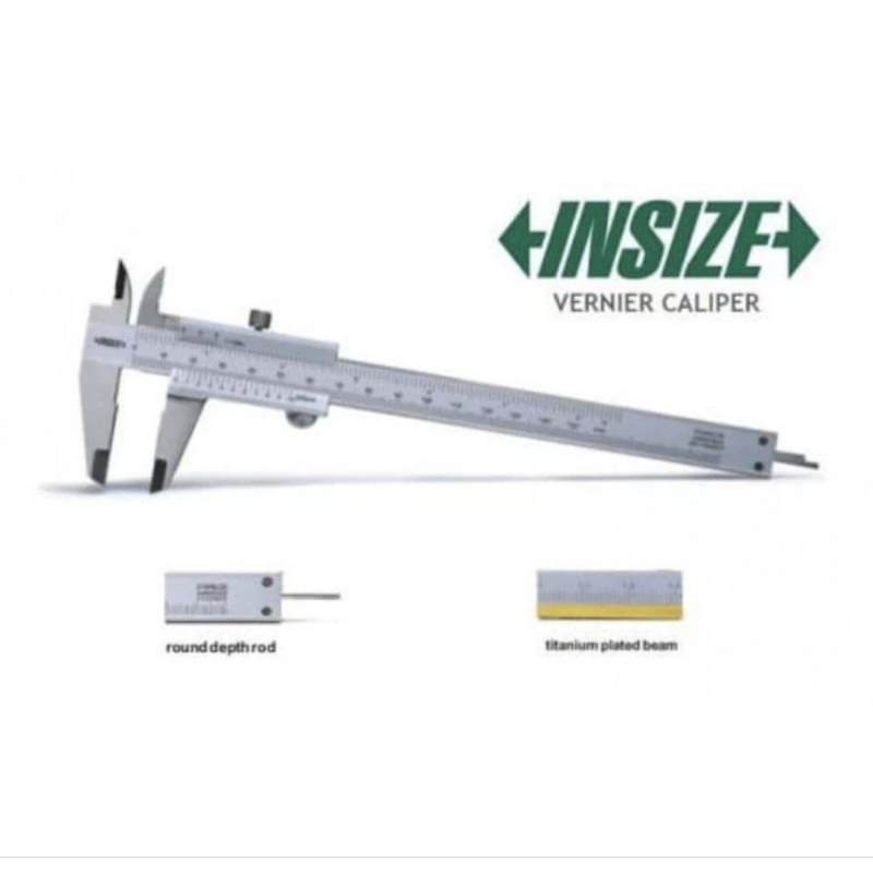 Jual Insize - 1205-1502S - Vernier Caliper - 0-150 mm - 6 Inch - 0,02 mm Jangka Sorong Sigmat ...