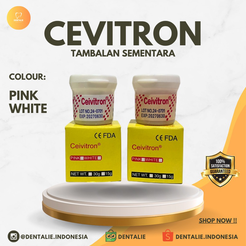 Jual DENTALIE CEVITRON / CAVITON (PENAMBAL GIGI SEMENTARA) | Shopee ...