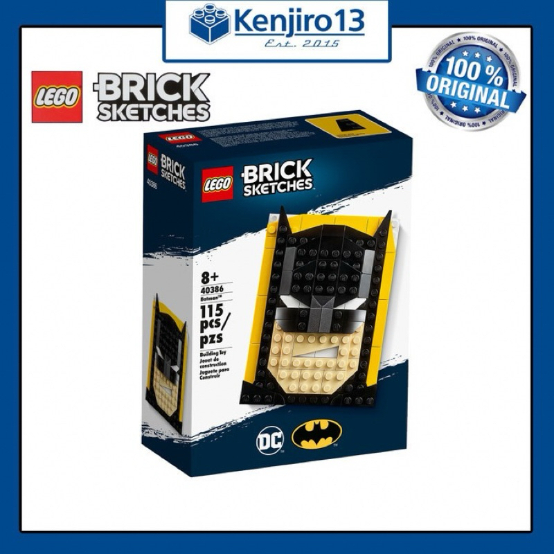 Jual Lego Brick Sketches 40386 Batman | Shopee Indonesia