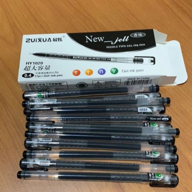 Jual PULPEN GEL APPLE ZUIXUA 0,4 mm 1 Pcs | Shopee Indonesia