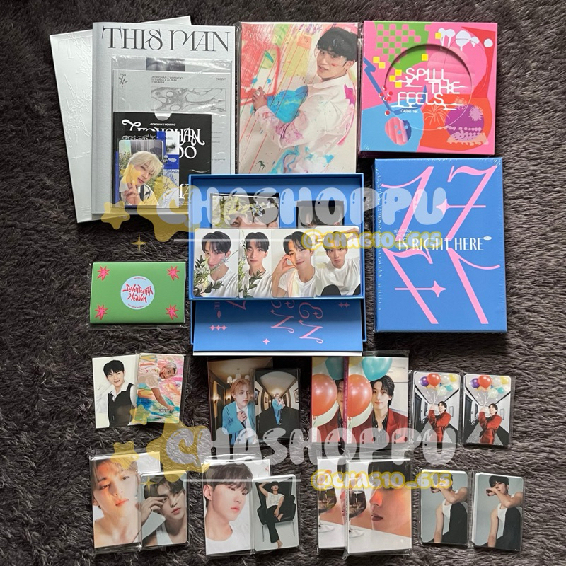Jual [READY STOCK] SEALED UNSEALED ALBUM STF SPILL THE FEELS 17 RIGHT HERE DEAR CARVER CARAT ...