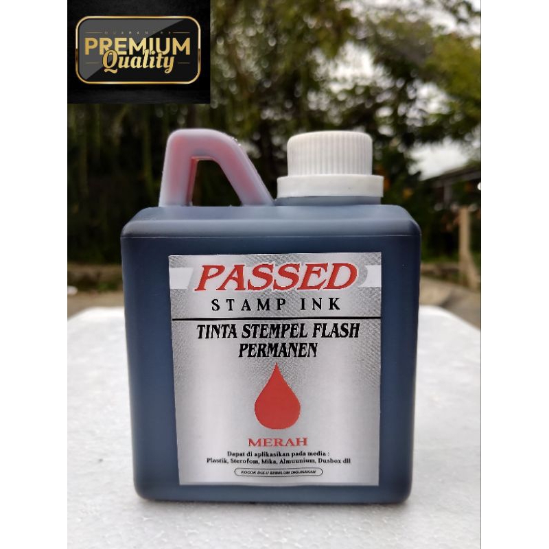 Jual TINTA STEMPEL PERMANENT FLASH / OTOMATIS untuk media plastik, 500 ...