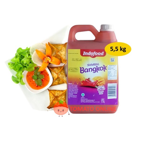 Jual Indofood / Sambal Bangkok Jerigen Dirigen Galon / 5.5 / 5,5 kg / 5 ...