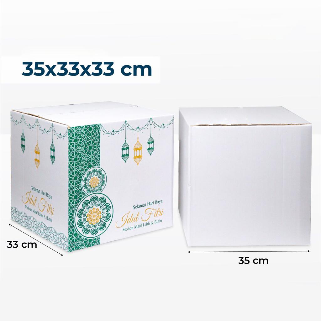 Jual ( 10Pcs ) Kardus Parsel Sembako Lebaran Ukuran 35x33x33 cm Dus ...