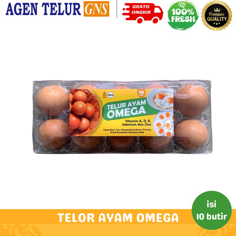 Jual Telur Omega 3 Isi 10 Butir - Sumber Nutrisi Sehat Setiap Hari ...