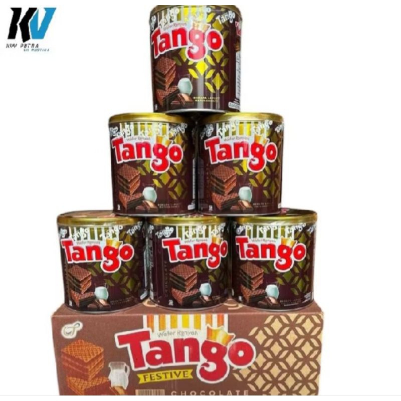Jual Wafer Tango Kaleng 1 Dus isi 6 | Shopee Indonesia
