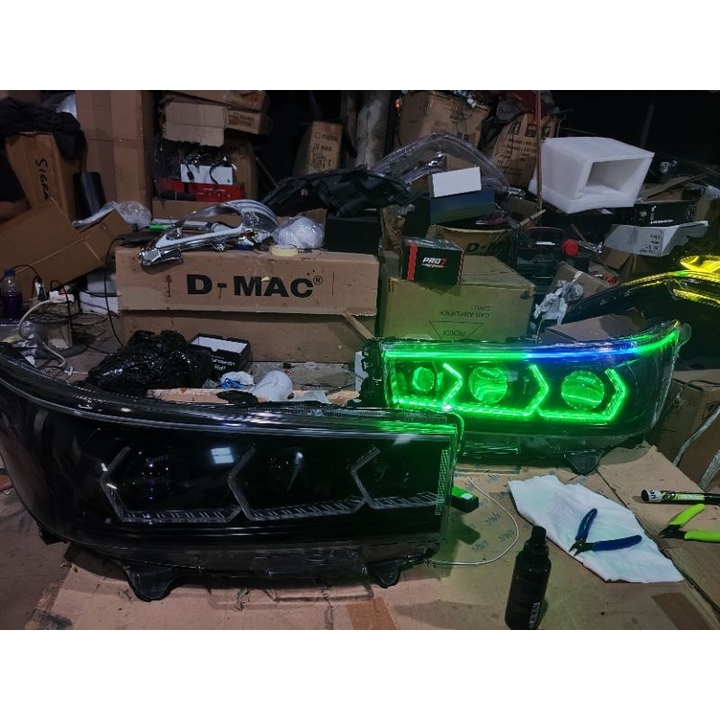 Jual Paketan HEADLAMP INNOVA REBORN triple Biled Pro7 P. 750 with ...