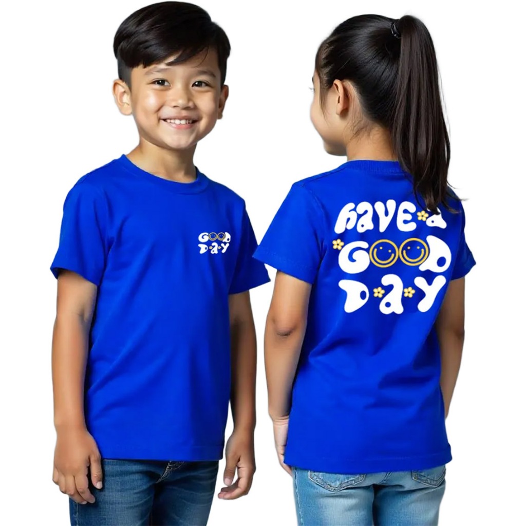Jual ( Kaos Anak Umur 1- 10 tahun ) KAOS Laki-Laki Perempuan Motif GOOD ...
