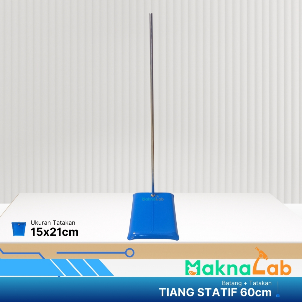 Jual Tiang Statif 60cm Untuk Klem Buret + Tatakan 15x21cm / Batang ...