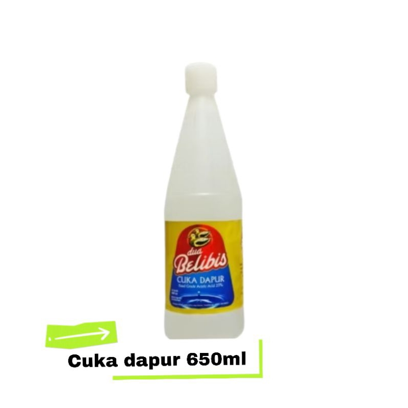 Jual CUKA DAPUR DUA BLIBIS KEMASAN 650ml. | Shopee Indonesia