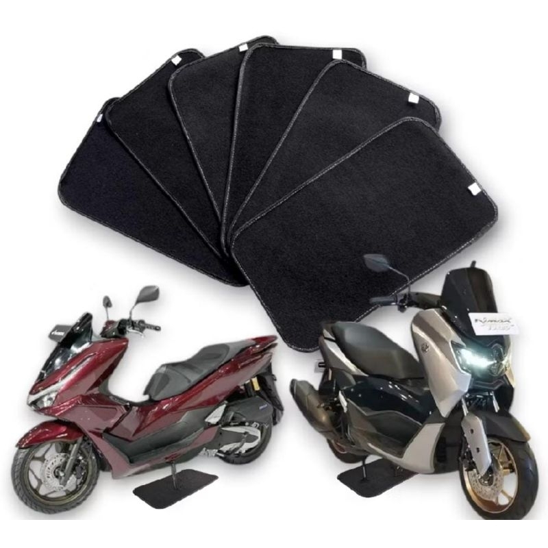 Jual Alas standard jagrak motor hitam polos premium | Shopee Indonesia