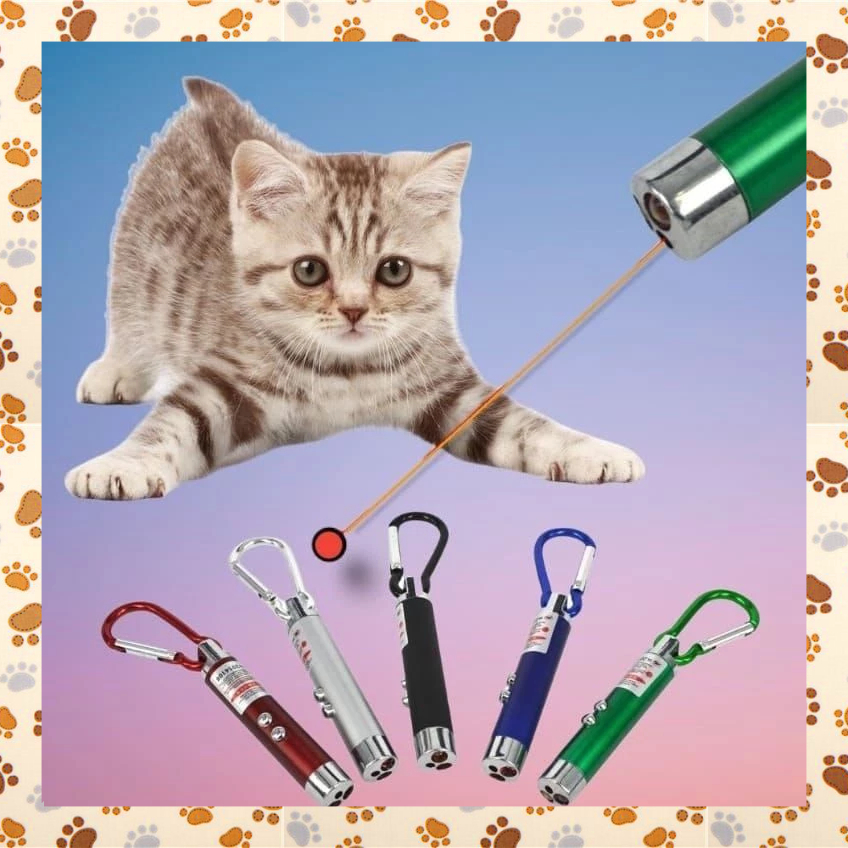 Jual B23CD3 Mainan Kucing LASER Titik Merah Kejar Anti Stres Bosan ...