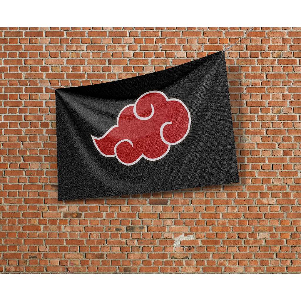 Jual MINIFLAG/BENDERA ANIME NARUTO LAMBANG AKATSUKI HIASAN DINDING ...