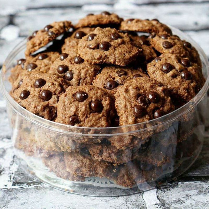 Jual cookies choco chips 500 g, 400 g, 250 g. kue kering kue lebaran ...