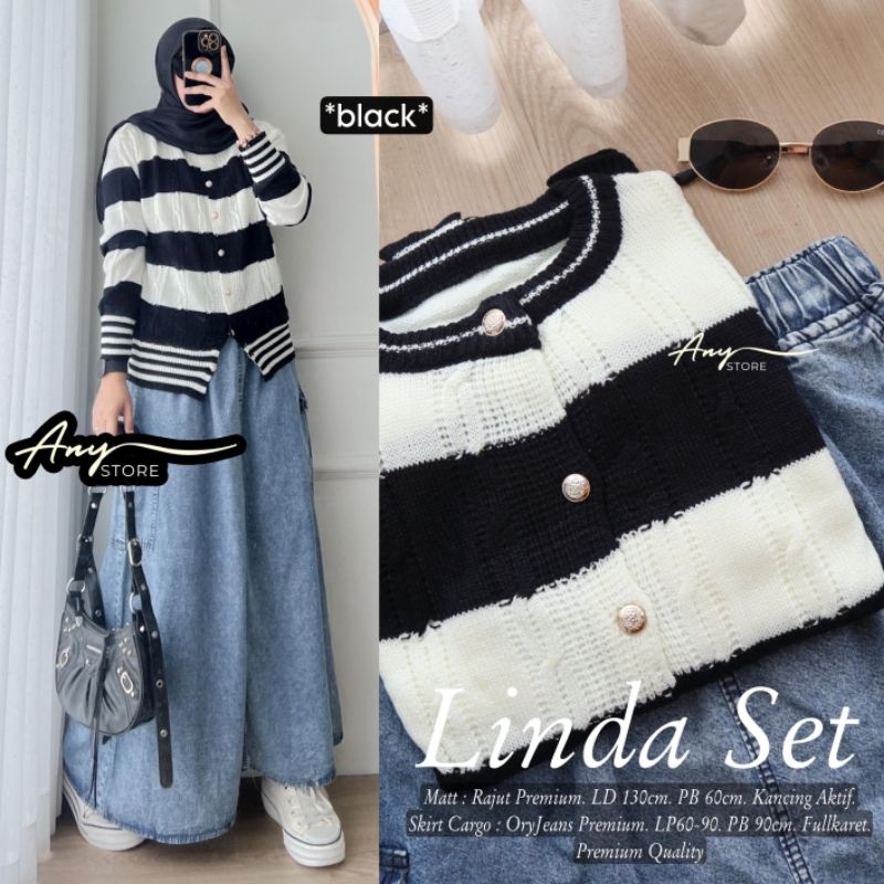Jual LINDA SET BY ANY ORIGINAL | Shopee Indonesia