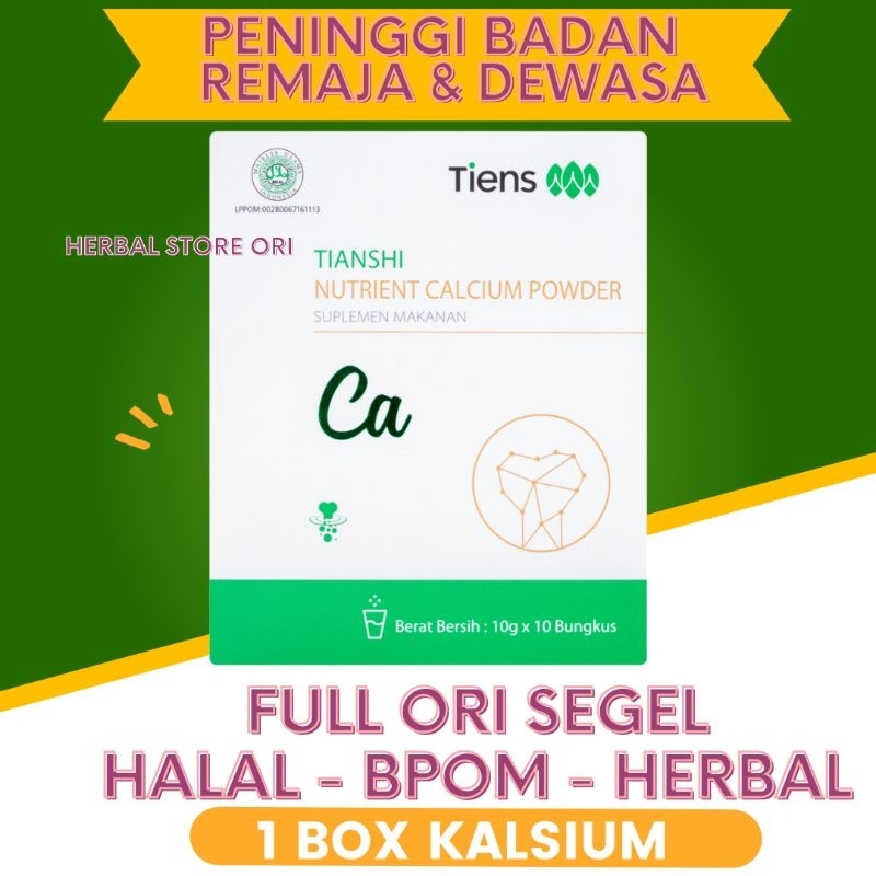 Jual Kalsium Tianshi Nutrient calcium Powder Kalsium Nhcp Tiens Untuk ...