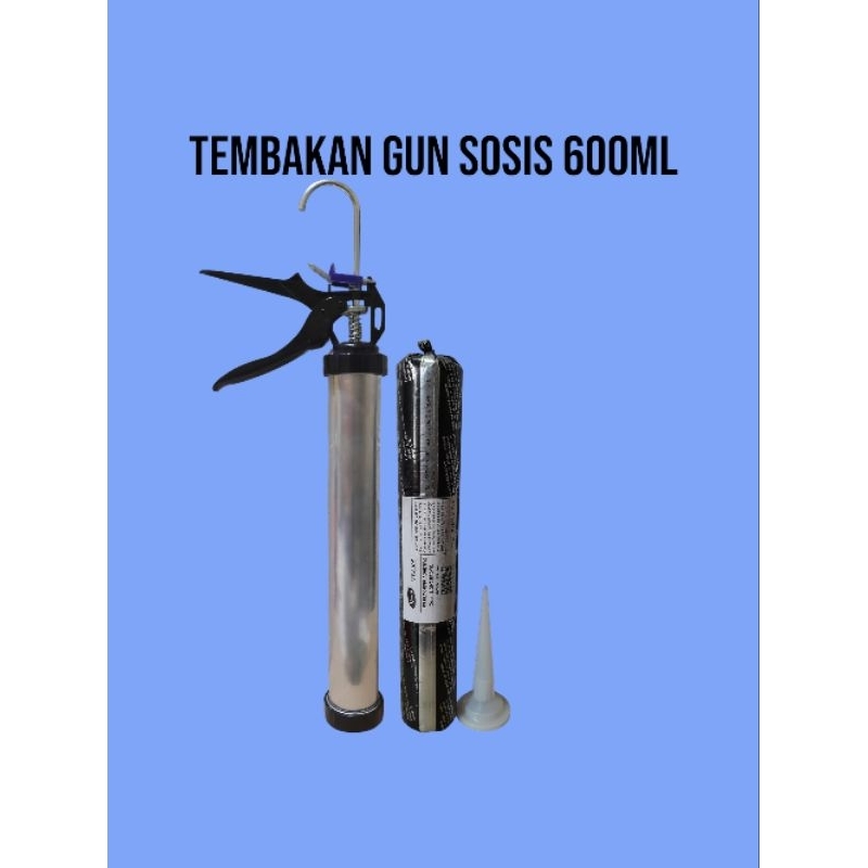 Jual Pompa Lem Sealant Sosis/ Stang Sealant/ Gun Sealant Sosis 600ML ...