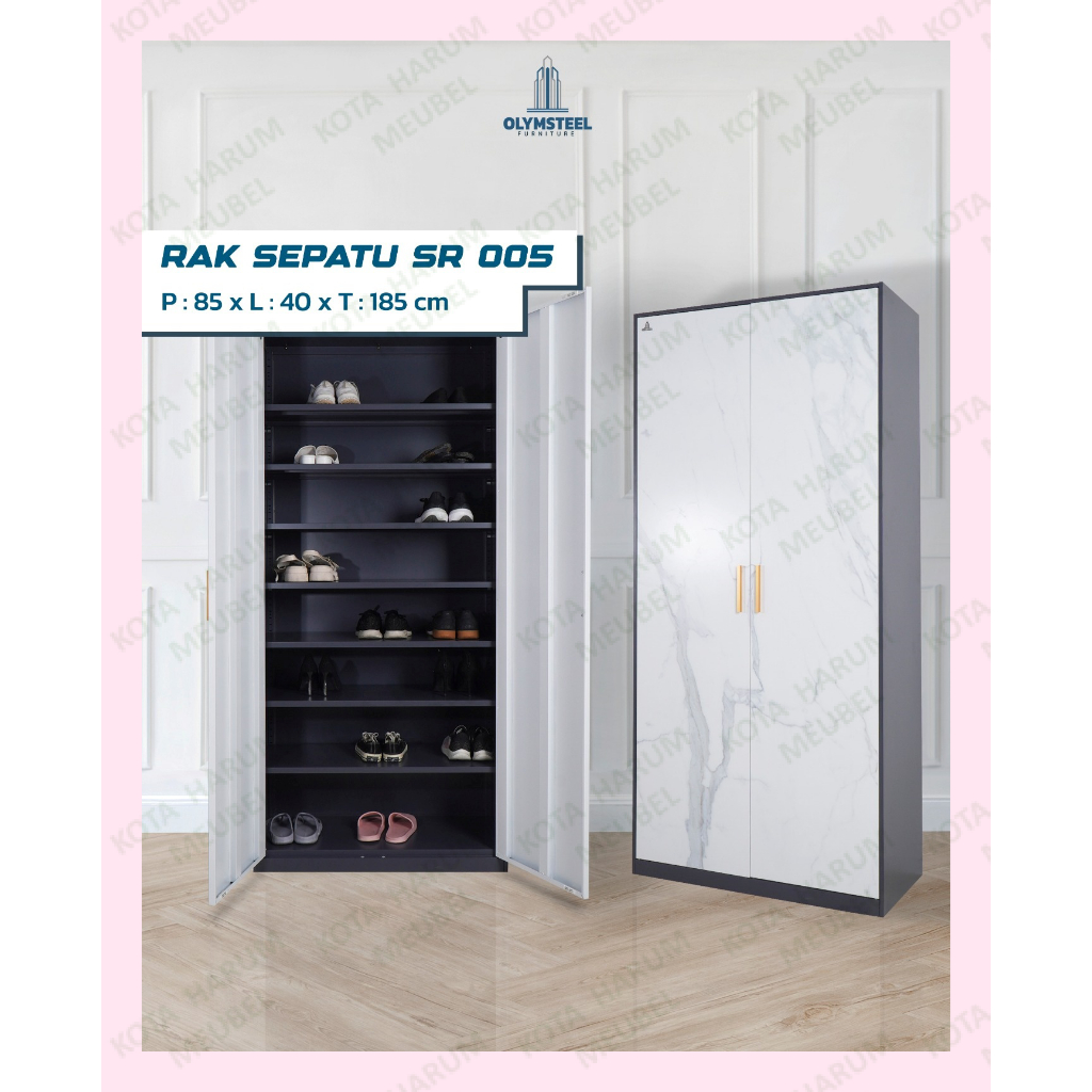 Jual rak sepatu lemari sepatu besi lemari peralatan lemari perlengkapan lemari bengkel lemari ...
